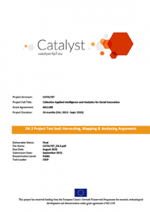 Harvesting, Mapping & Analysing Arguments, Catalyst Project Report ...